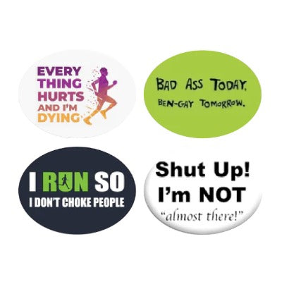 Next generation safety pin replacements, Runners, Cyclists - BibBoards